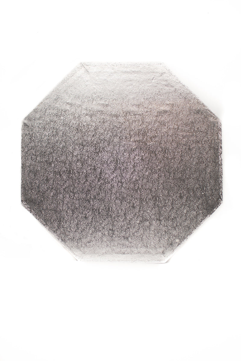 9" Silver Fern Octagon Drum – Cake Craft by Charlotte & May